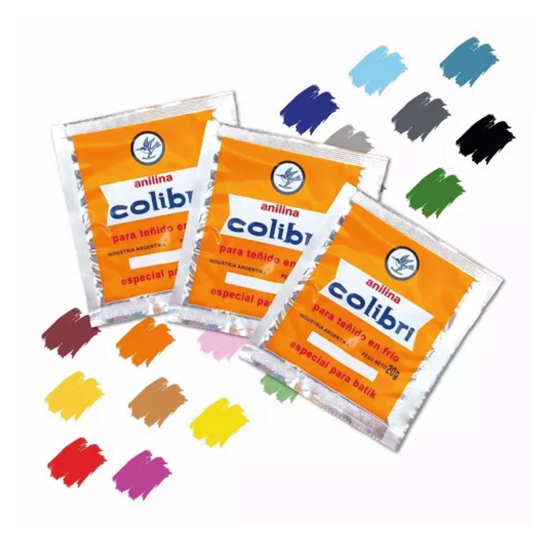 Anilina teñido en frio Colibri 20g. – Hay de todito